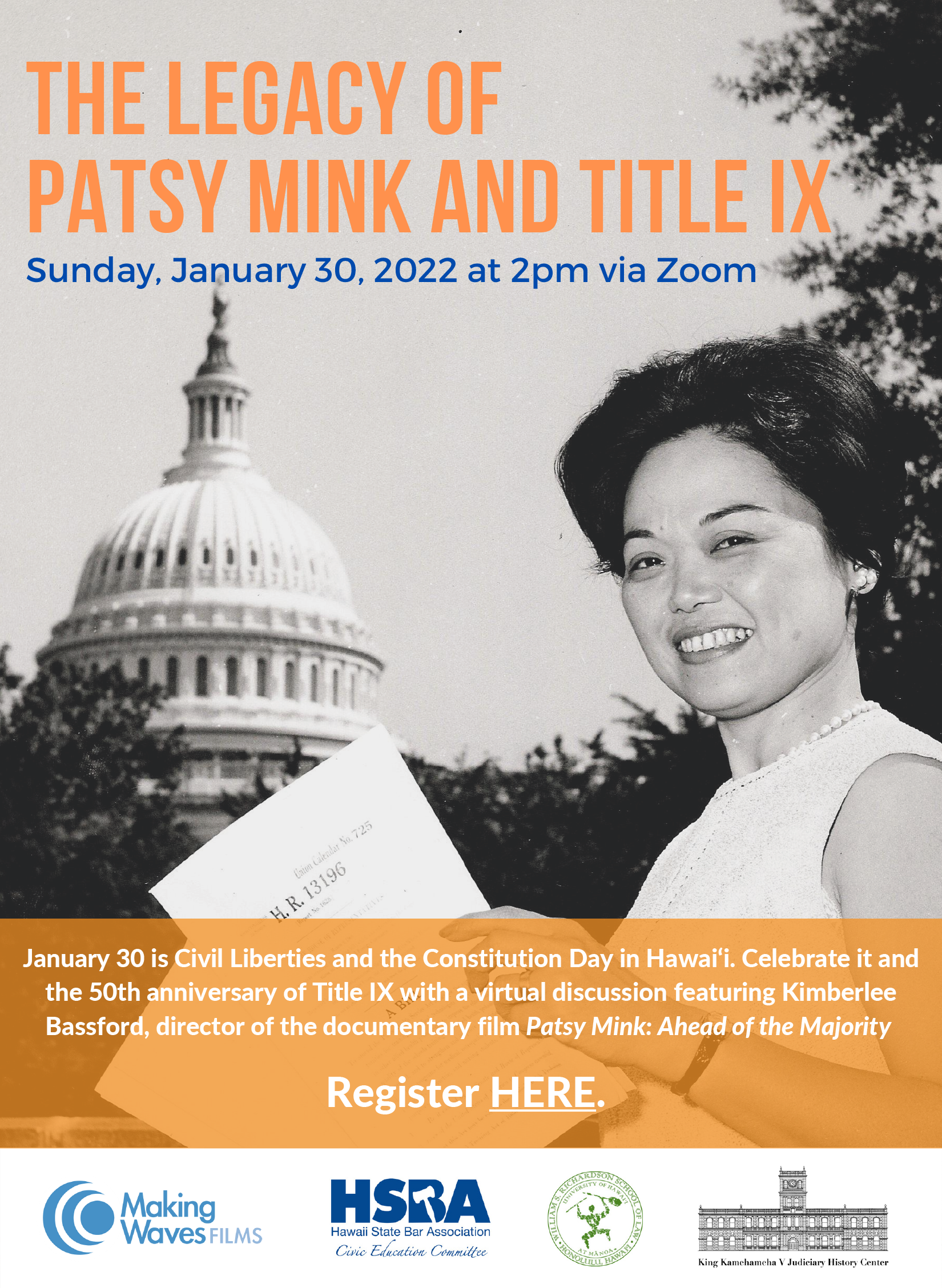 The Legacy of Patsy Mink and Title IX – King Kamehameha V Judiciary ...